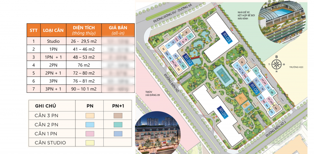 Mở Bán Khu Căn Hộ Ruby The Zenpark - Vinhomes Ocean Park